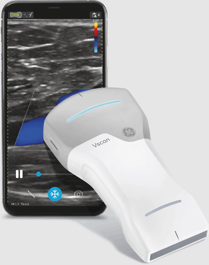 GE Vscan Air CL ultrasound system + free Vscan Air charging