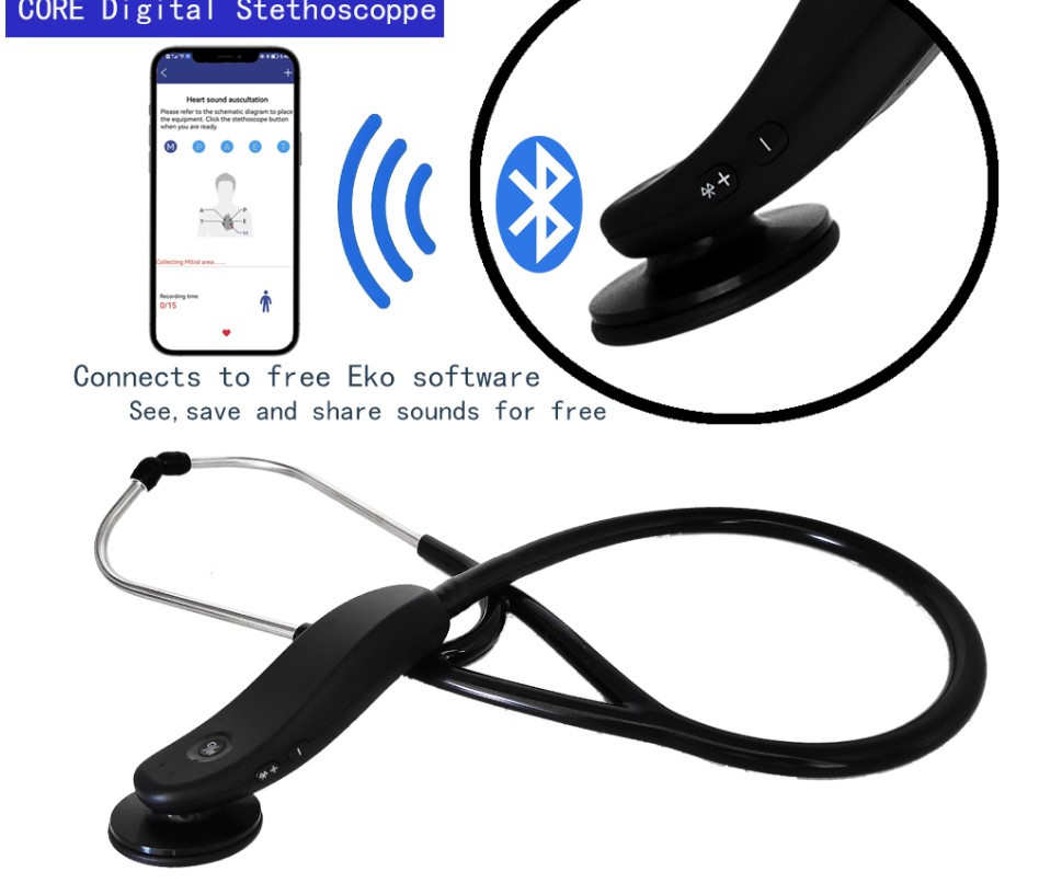 Electronic digital stethoscope with EKO Android app - Winter