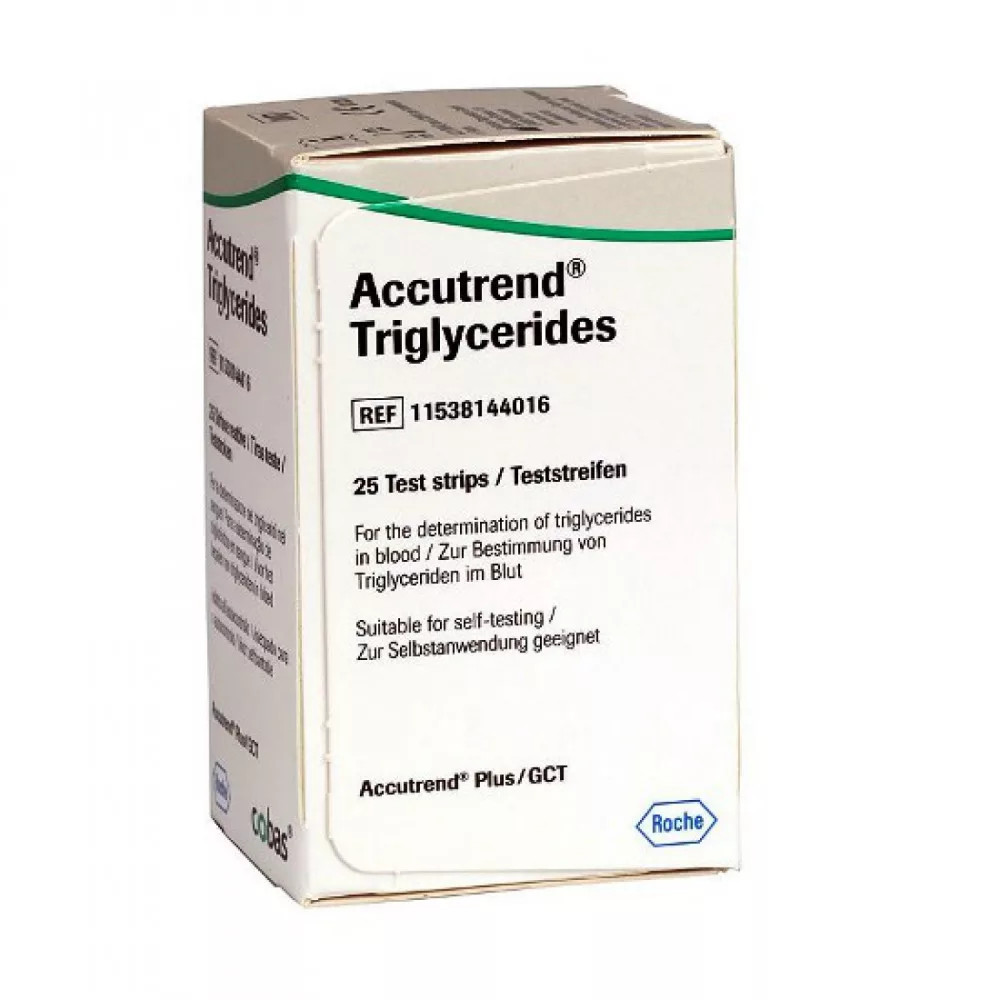Accutrend triglycerides 25 test strip - Winterthur Medical P