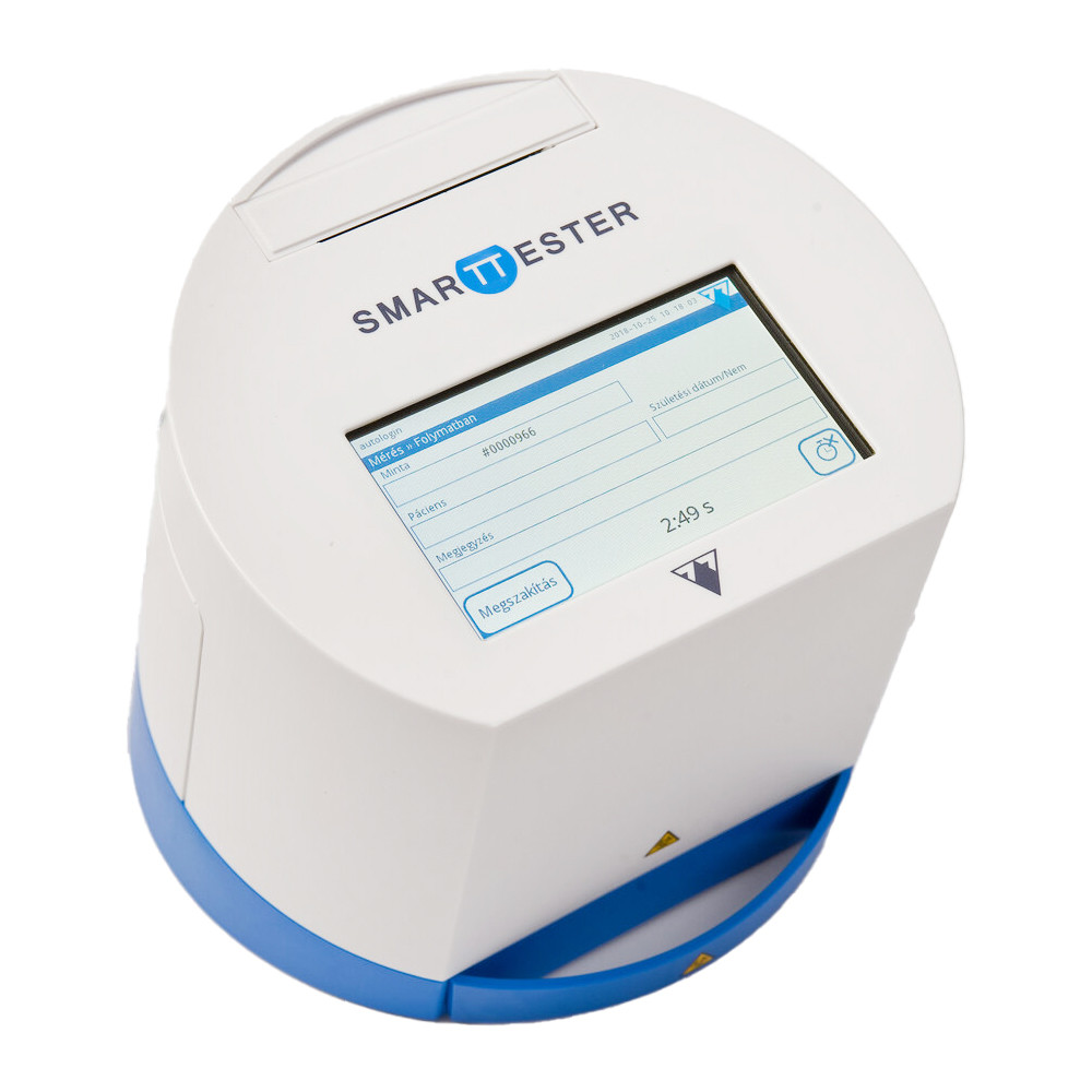 SmartTester laboratory device (CRP, D-Dimer, Troponin) + fre