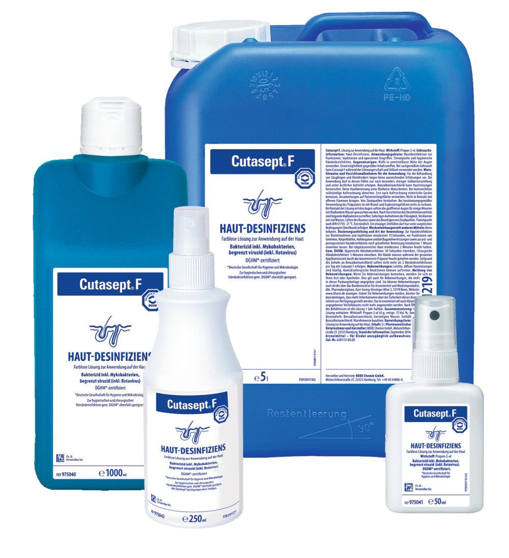 Cutasept® F skin disinfectant 50 ml - Winterthur Medical Plc