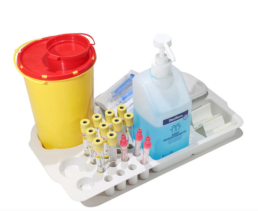 Blood Collection Tray white - Winterthur Medical Plc. medica