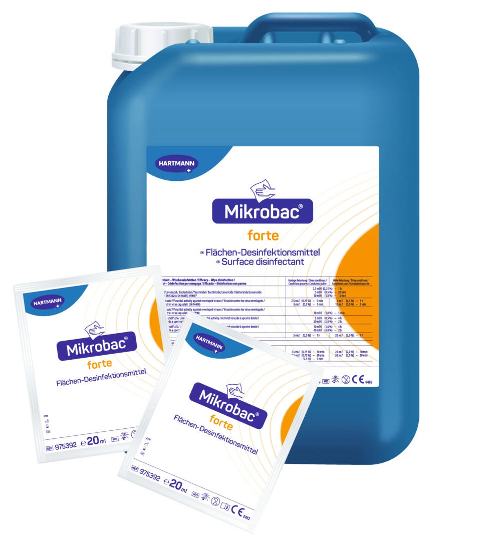 Microbac® forte aldehyde-free cleaning surface disinfectant